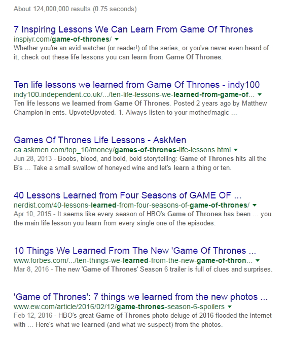 google-lessons-learned-from-game-of-thrones - See How Support